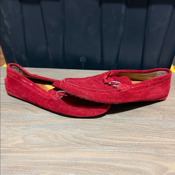 Aldo | Shoes | Aldo Red Suede Mens Slipon Loafers | Poshmark
